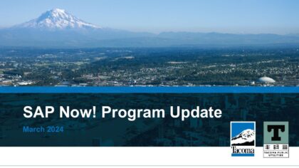 SAP Now - Tacoma Public Utilities